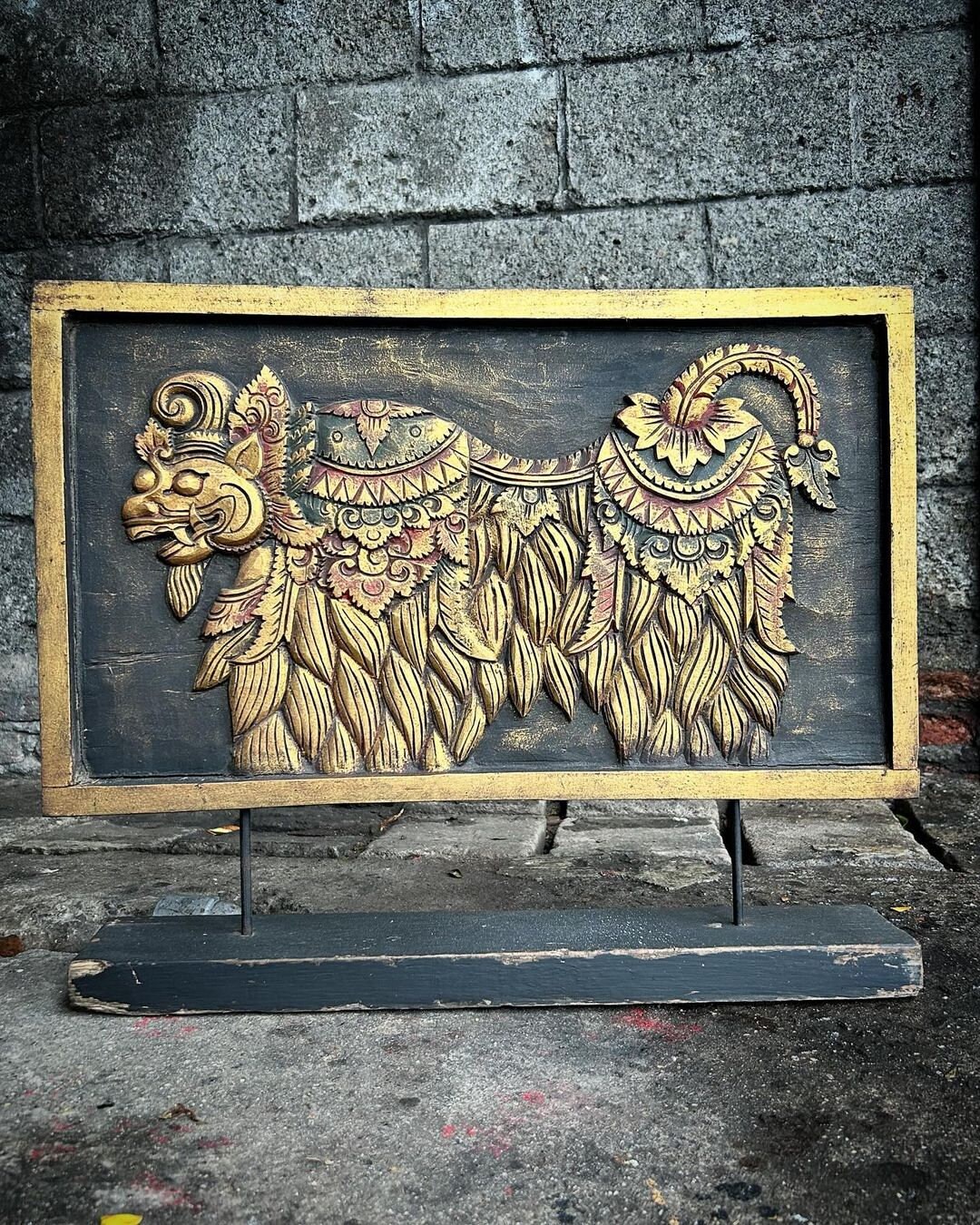 Authentic Balinese Barong Wood Carving: Handcrafted Art - Etsy