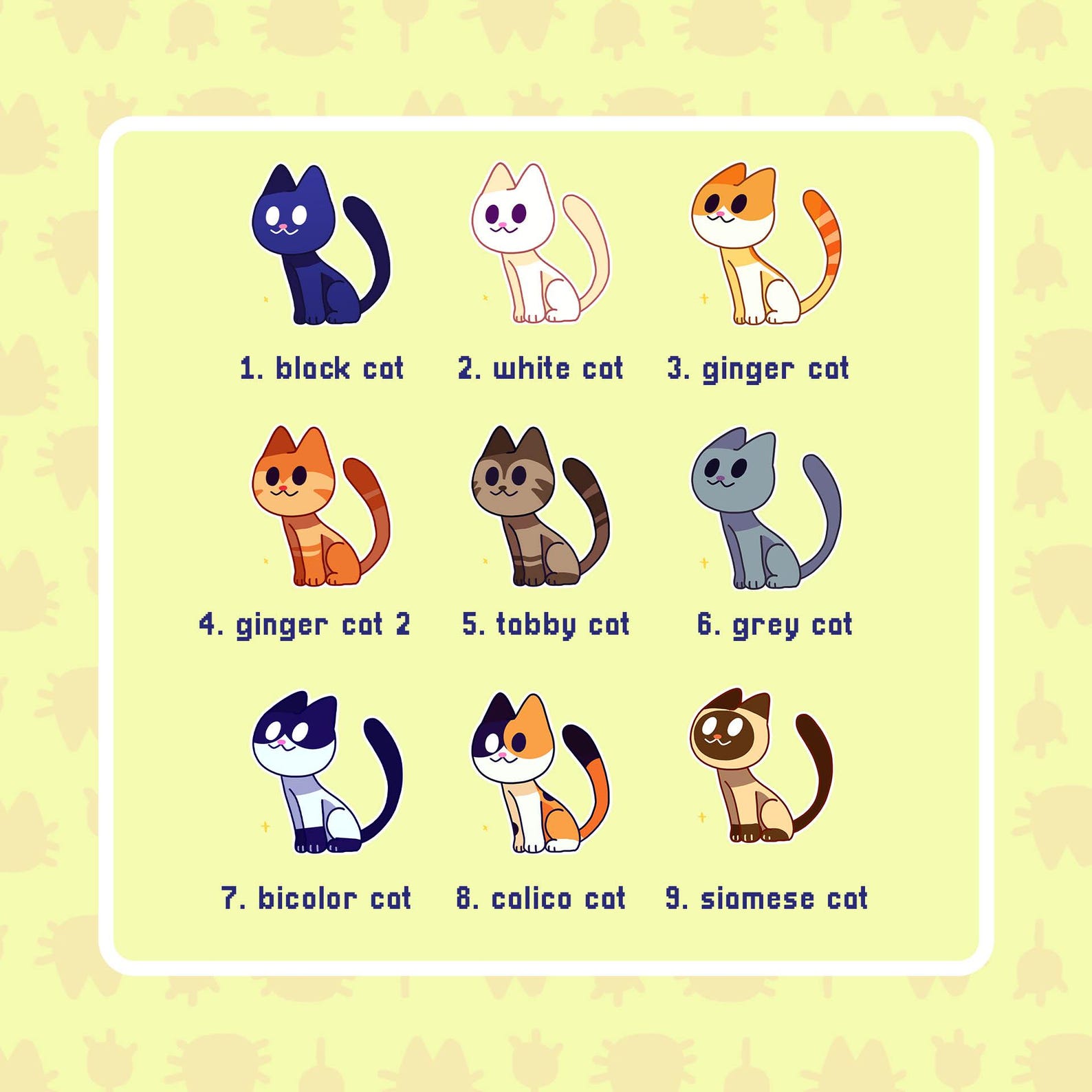 9 Animated Emotes - Cute Dancing Cat | Pack for Twitch and Discord | 9 ...