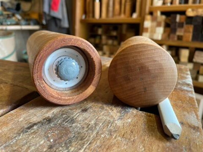 Pepper Mill Hand-turned From Beech Wood With Ceramic Grinder - Etsy