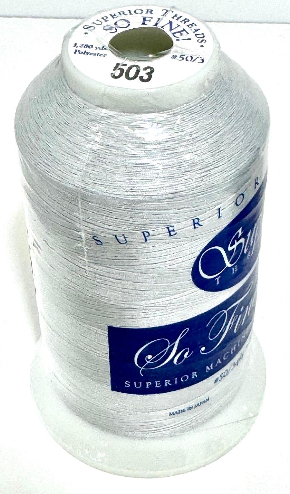 Superior Threads, so Fine, 50 WT Polyester - Etsy