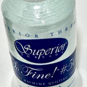 Superior Threads, so Fine, 50 WT Polyester - Etsy