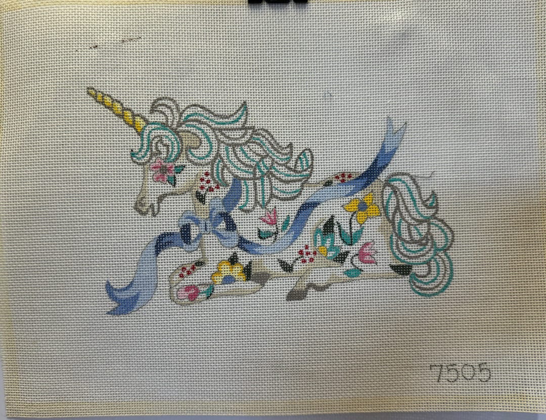 Unicorn Needlepoint Kit - Etsy