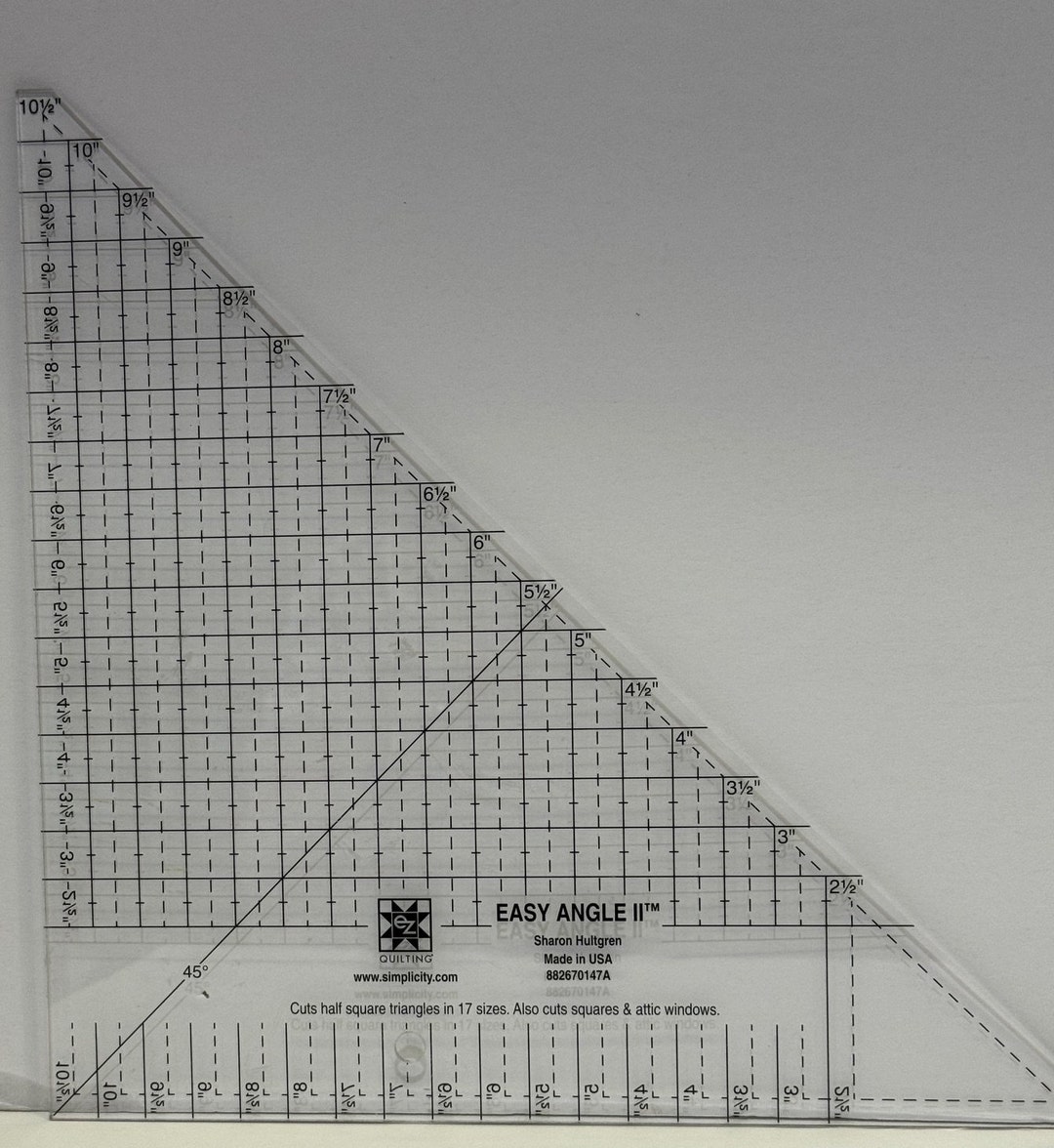 Easy Angle, 4 1/2", 6 1/2", 10 1/2", EZ Quilting, Sharon Hultgren - Etsy
