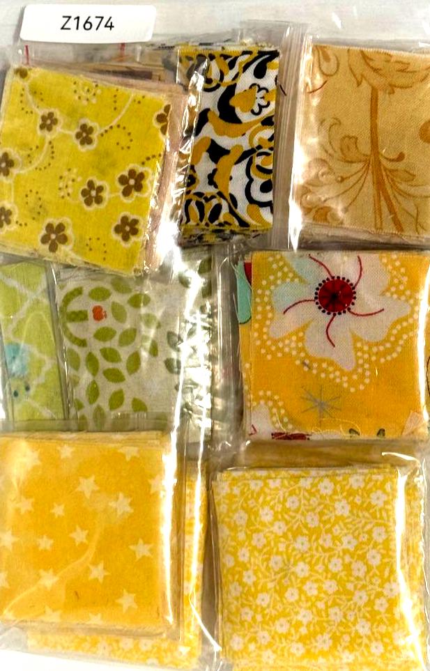 Colorful Fabrics Cut Into 2 Inch Squares - Etsy
