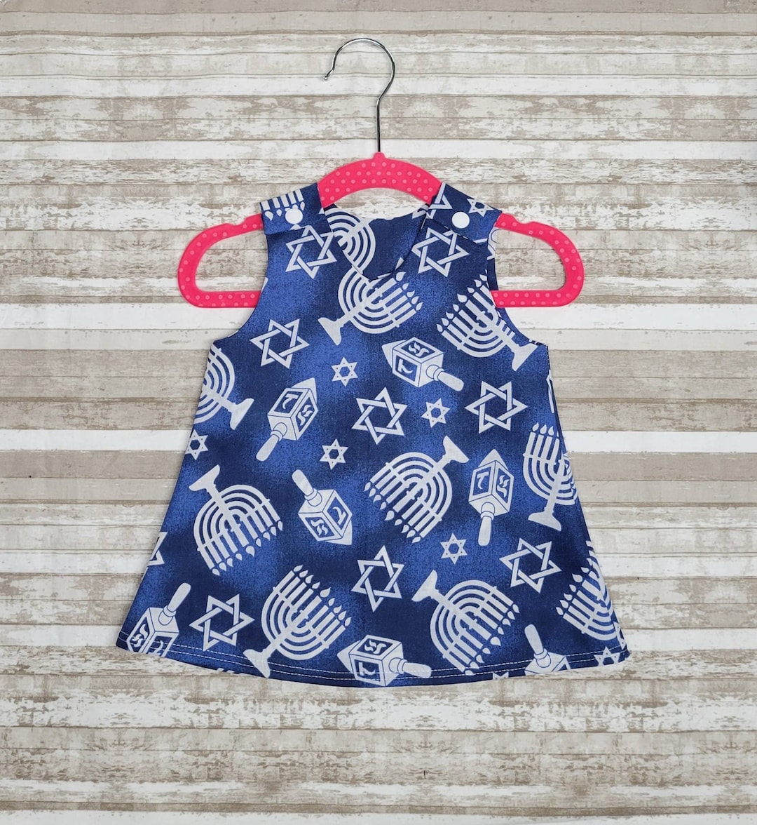 Hanukkah Festival of Lights Dress for Infants, Toddlers, Girls. Blue ...