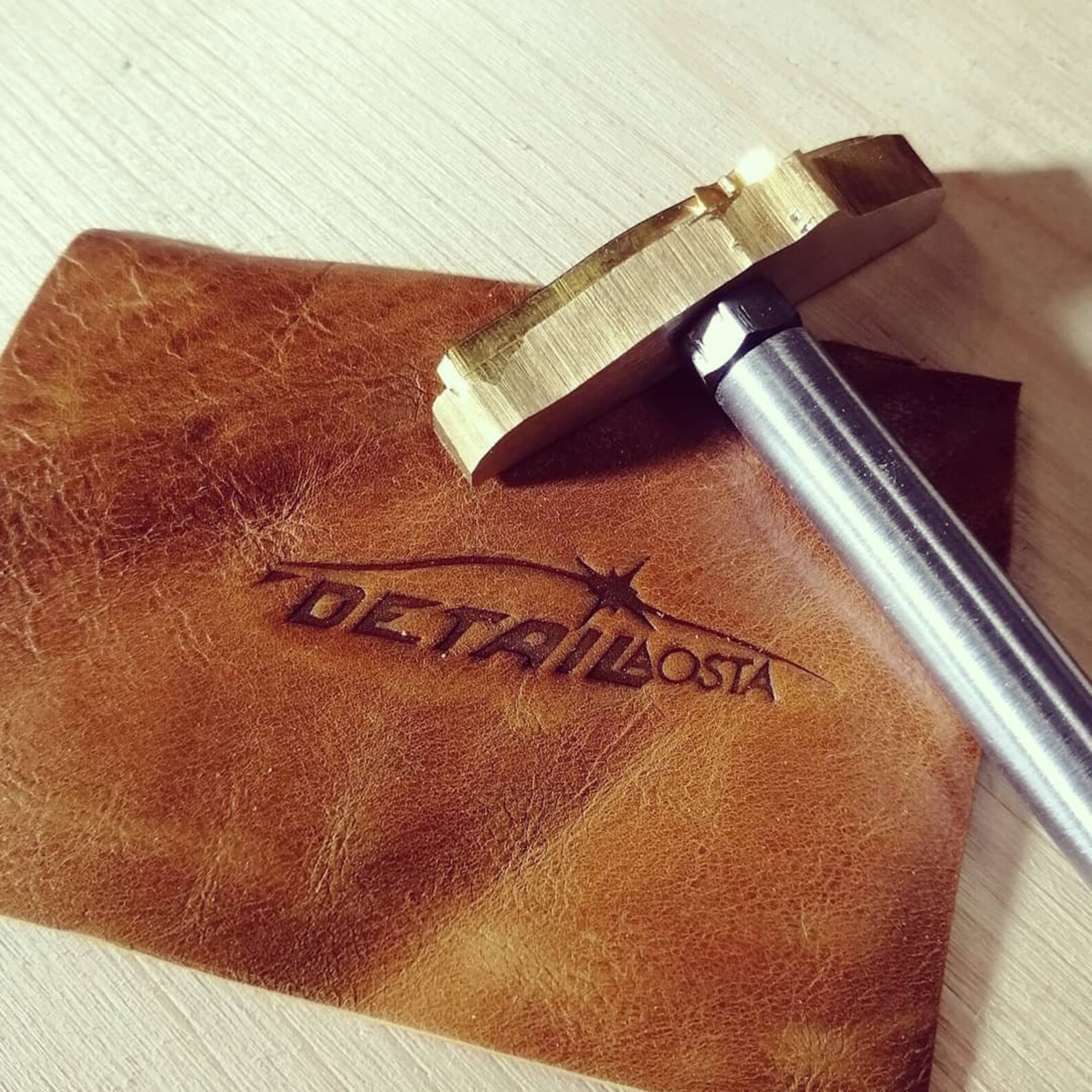 Timbro a fuoco in metallo per marcature su legno e pelle | Etsy