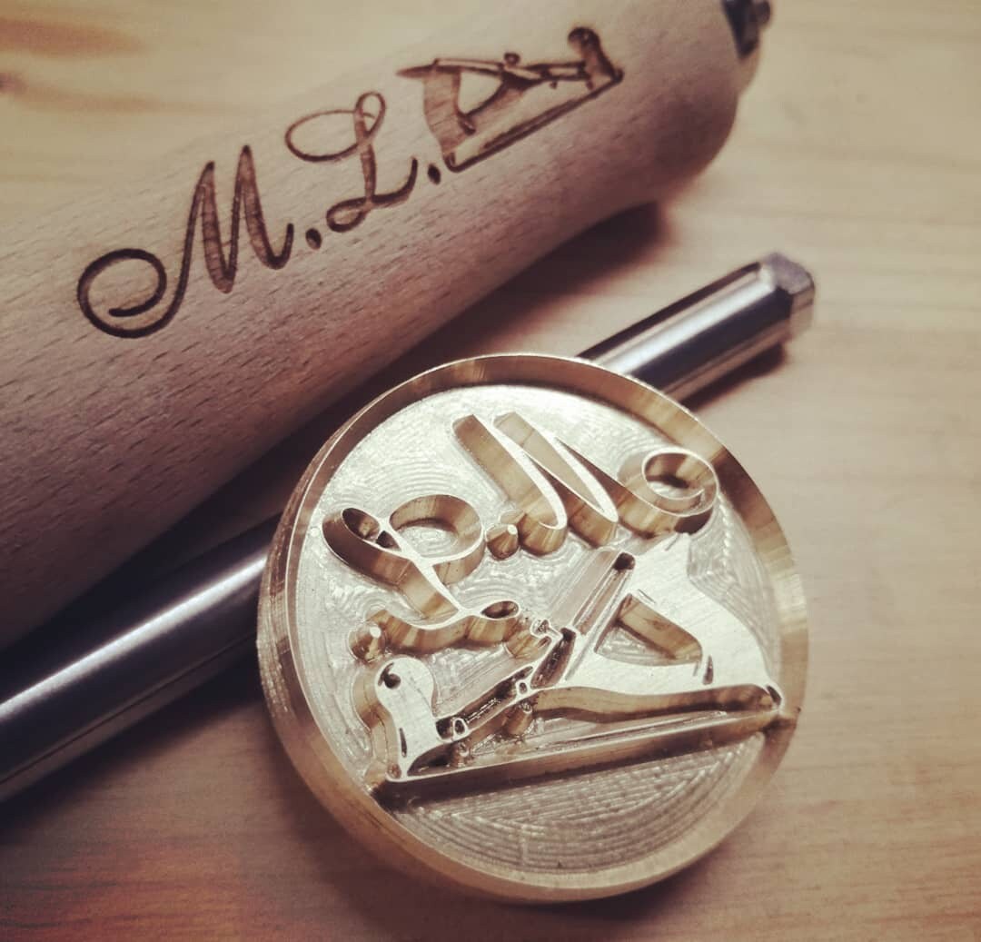 Timbro a fuoco in metallo per marcature su legno e pelle | Etsy