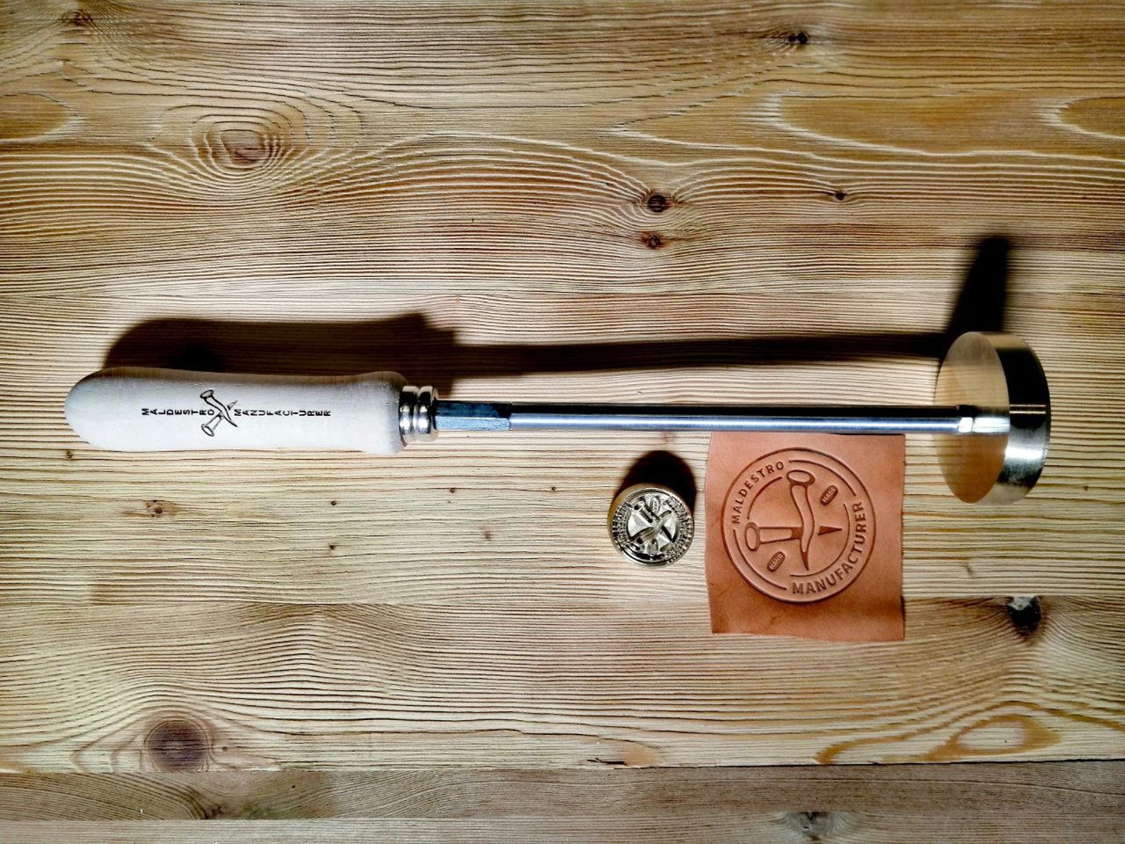 Timbro a fuoco in metallo per marcature su legno e pelle - Etsy Italia