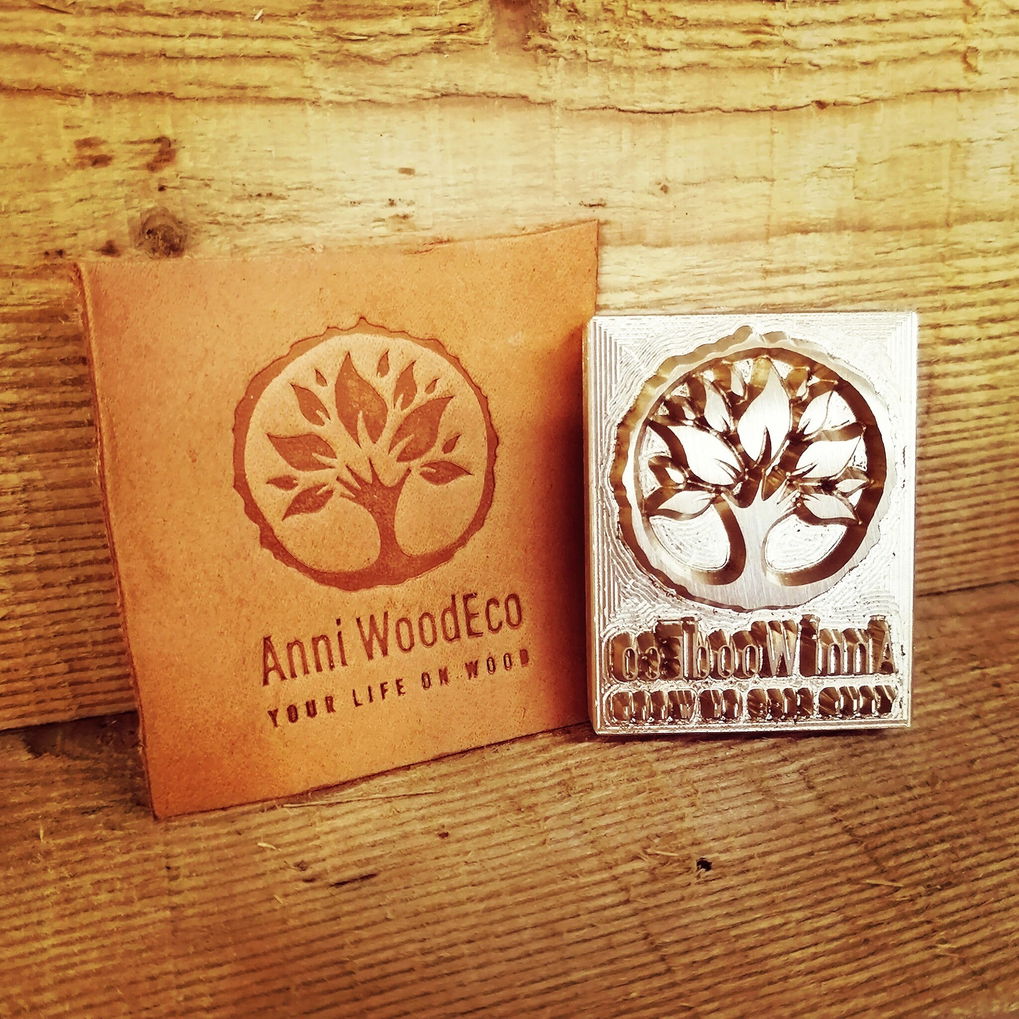 Timbro a fuoco in metallo per marcature su legno e pelle | Etsy