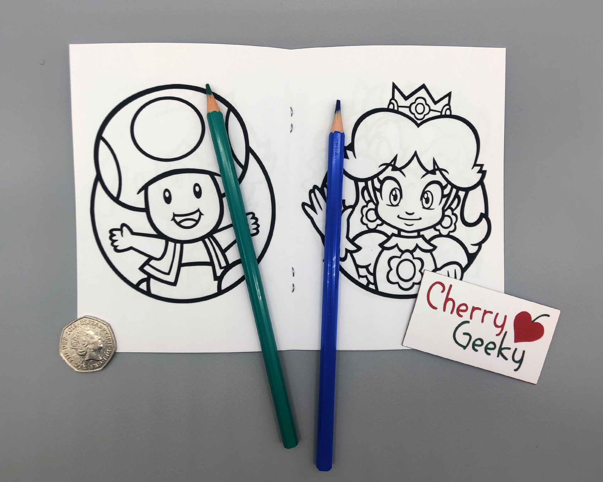 Super Mario Colouring Books Party Favours / Gift Bag Items / - Etsy
