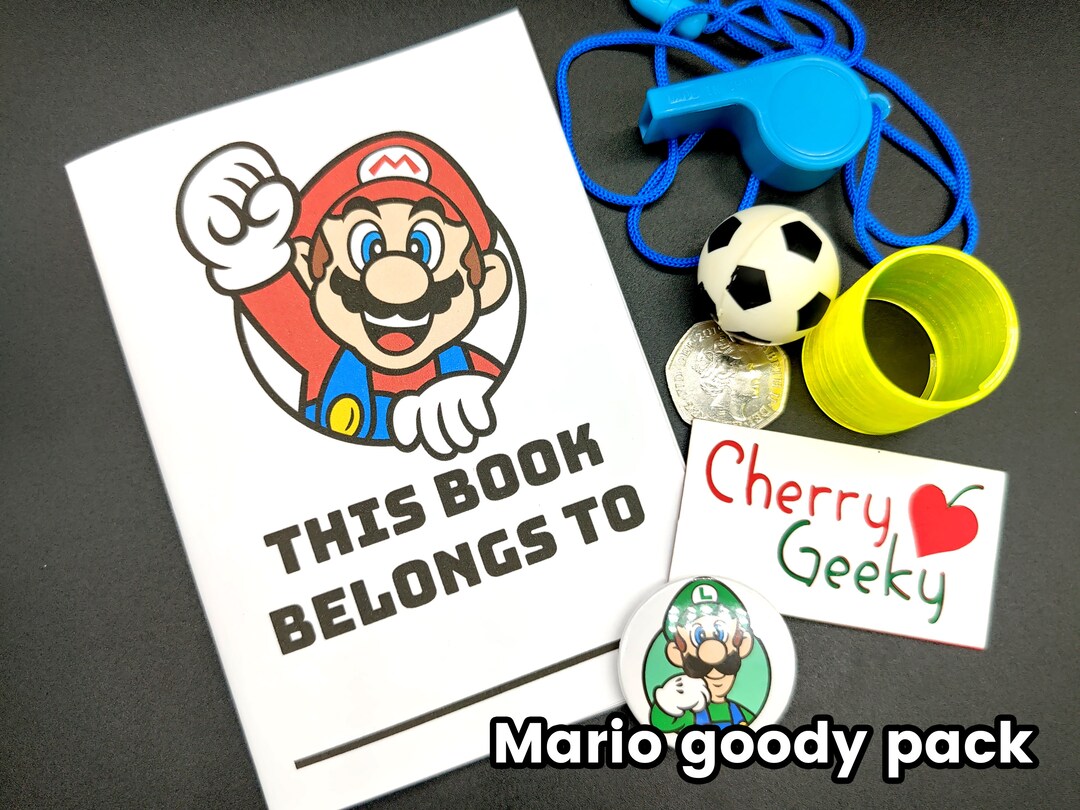 Super Mario Goody Bag Party Favors Ideal Stocking Filler - Etsy