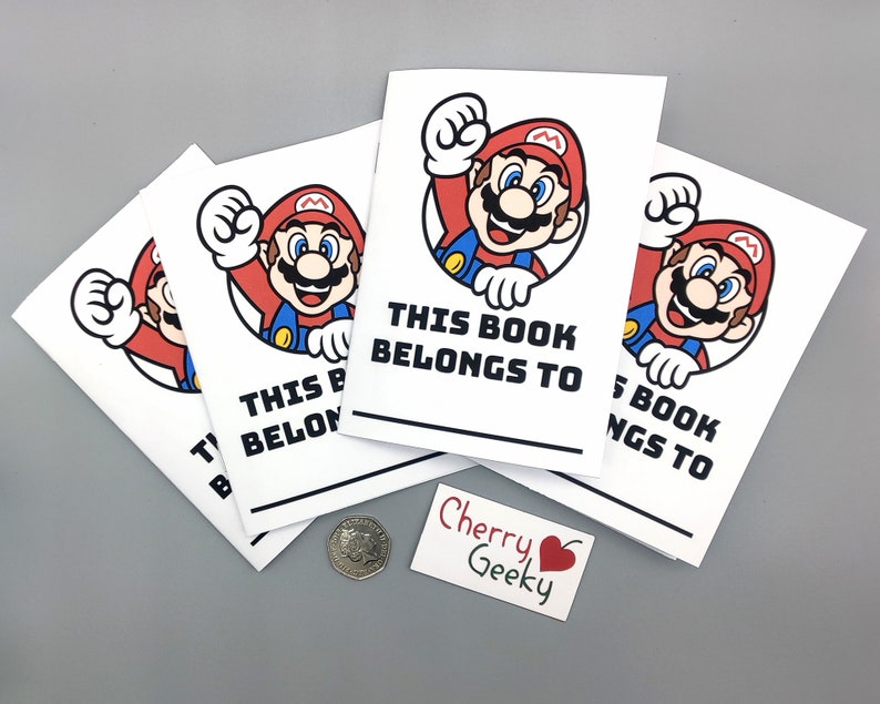 Super Mario Colouring Books Party Favours / Gift Bag Items / - Etsy UK