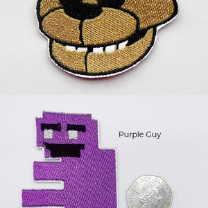 Five Nights at Freddy's Embroidered Patches for Cosplay & Fashion ...