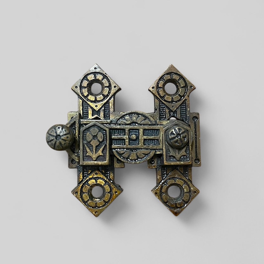 Antique Ornate Victorian Bronze Window Shutter Hardware Latch - Etsy