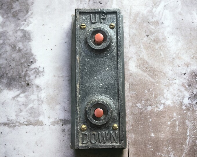 Vintage Elevator Up/down Push Control - Etsy