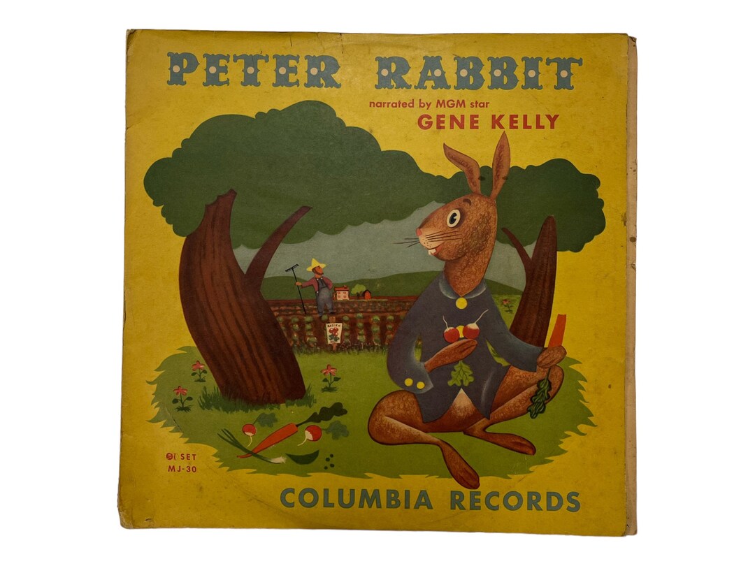 Peter Rabbit Narrated by Gene Kelly 78 RPM Record MJ-30 - Etsy