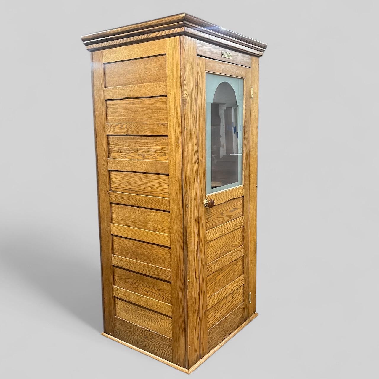Antique Early 1900s Oak Telephone Booth - Etsy