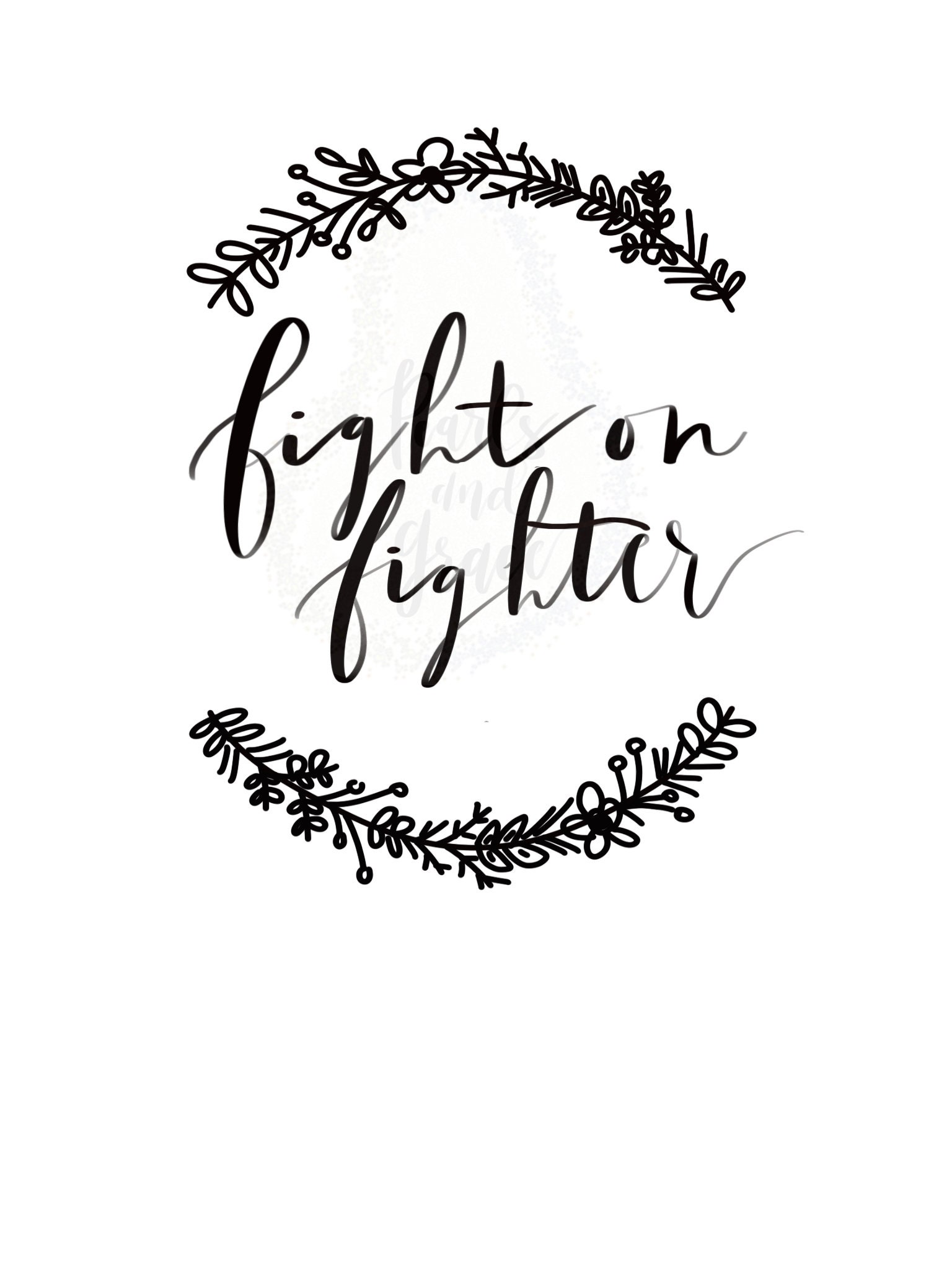 Fight on Fighter PNG and SVG File for T-shirts, Mugs, Gifts ...