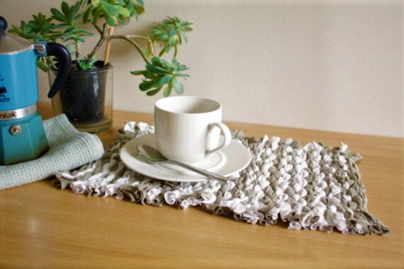 Eco Recycled Table Cloth Handmade Table Centre Piece Using | Etsy