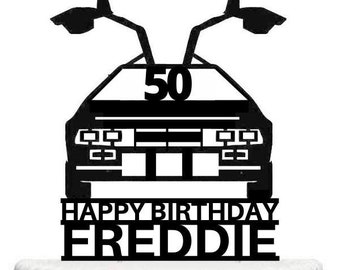 Back to the Future Cake Topper - Etsy UK