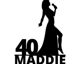 Singer Cake Topper - Etsy UK