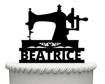 Sewing Machine Cake Topper | Etsy UK