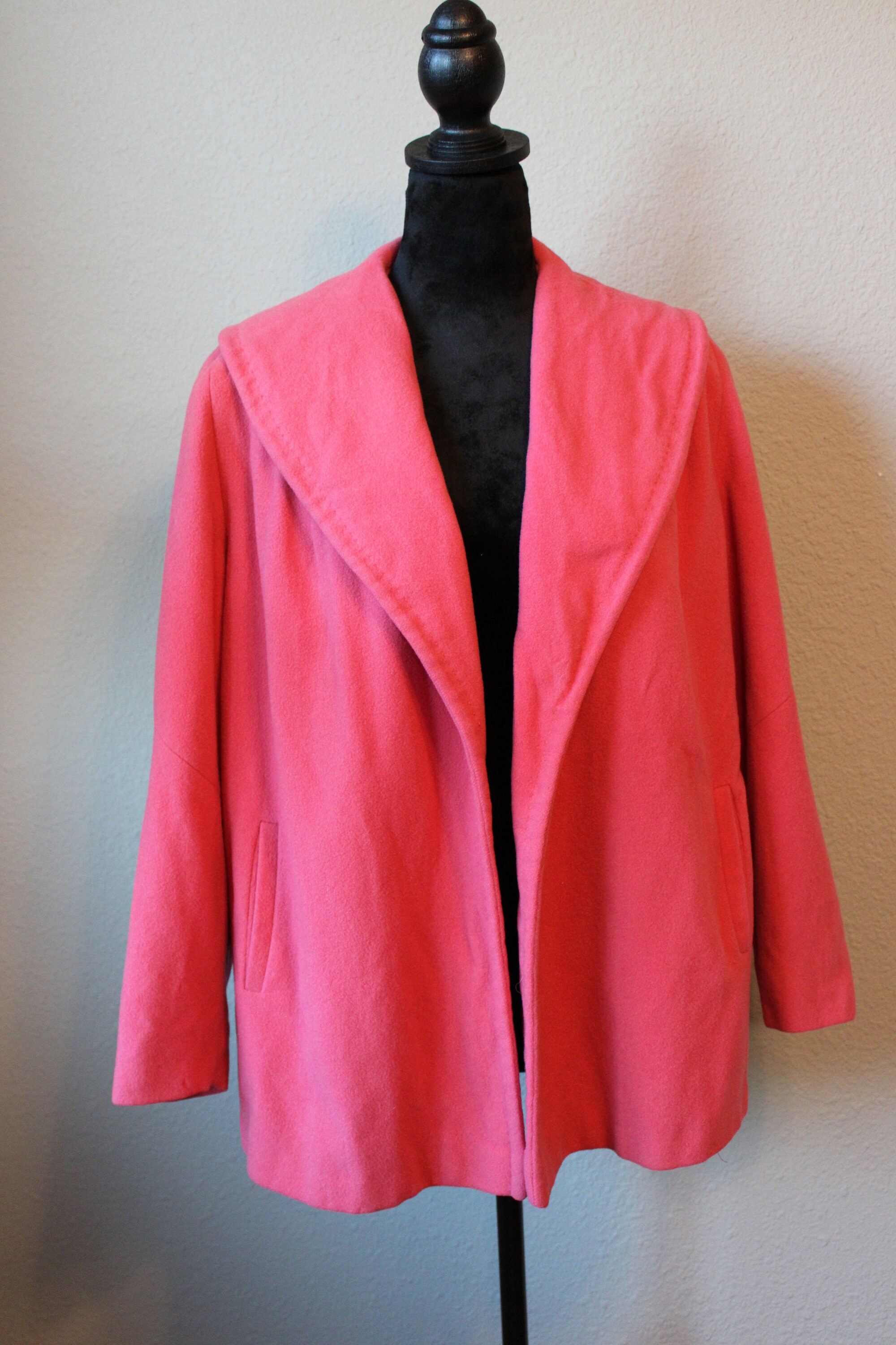 Vintage 1950s Bubblegum Pink Swing Coat by Jean Harper Size Medium - Etsy