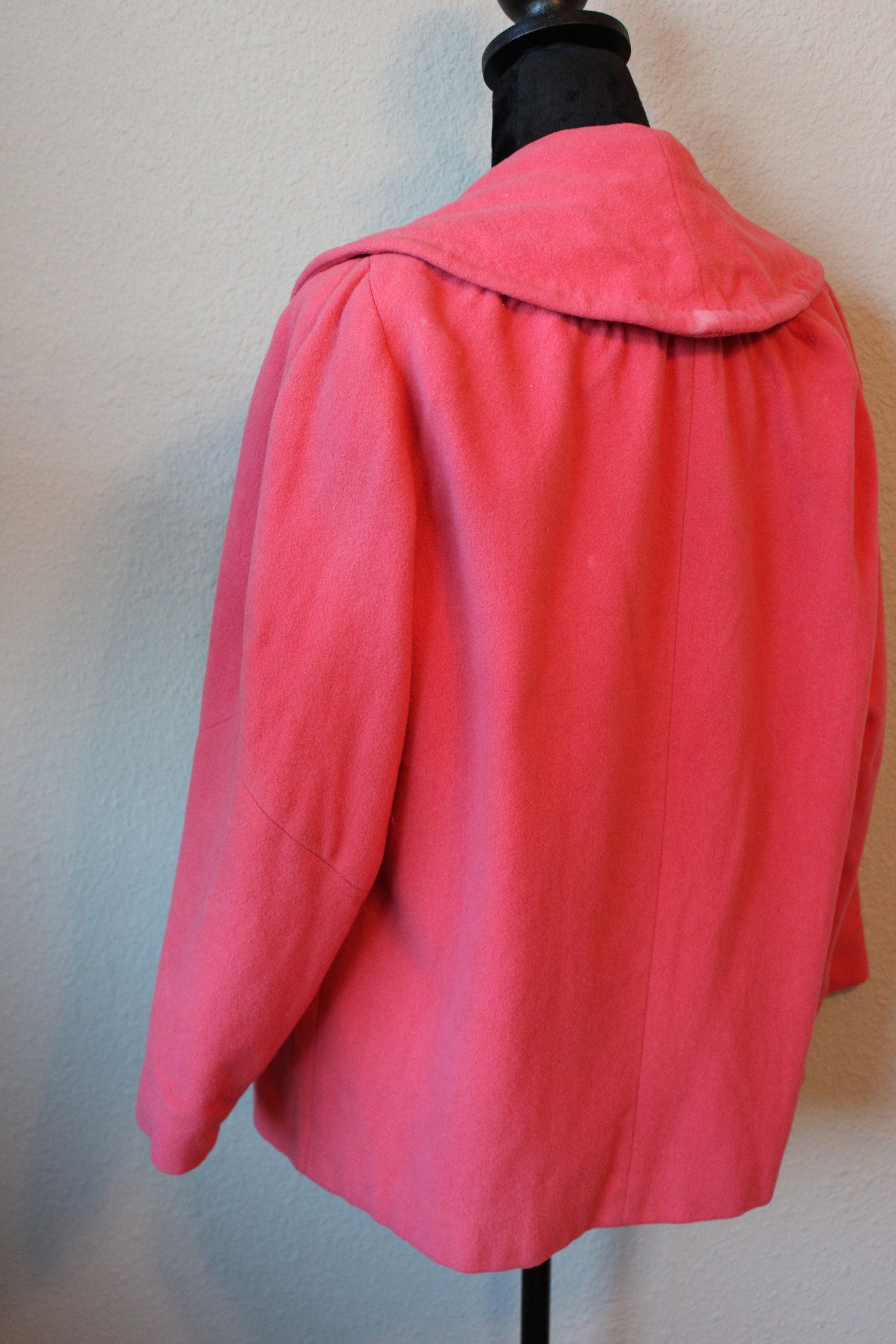 Vintage 1950s Bubblegum Pink Swing Coat by Jean Harper Size Medium - Etsy