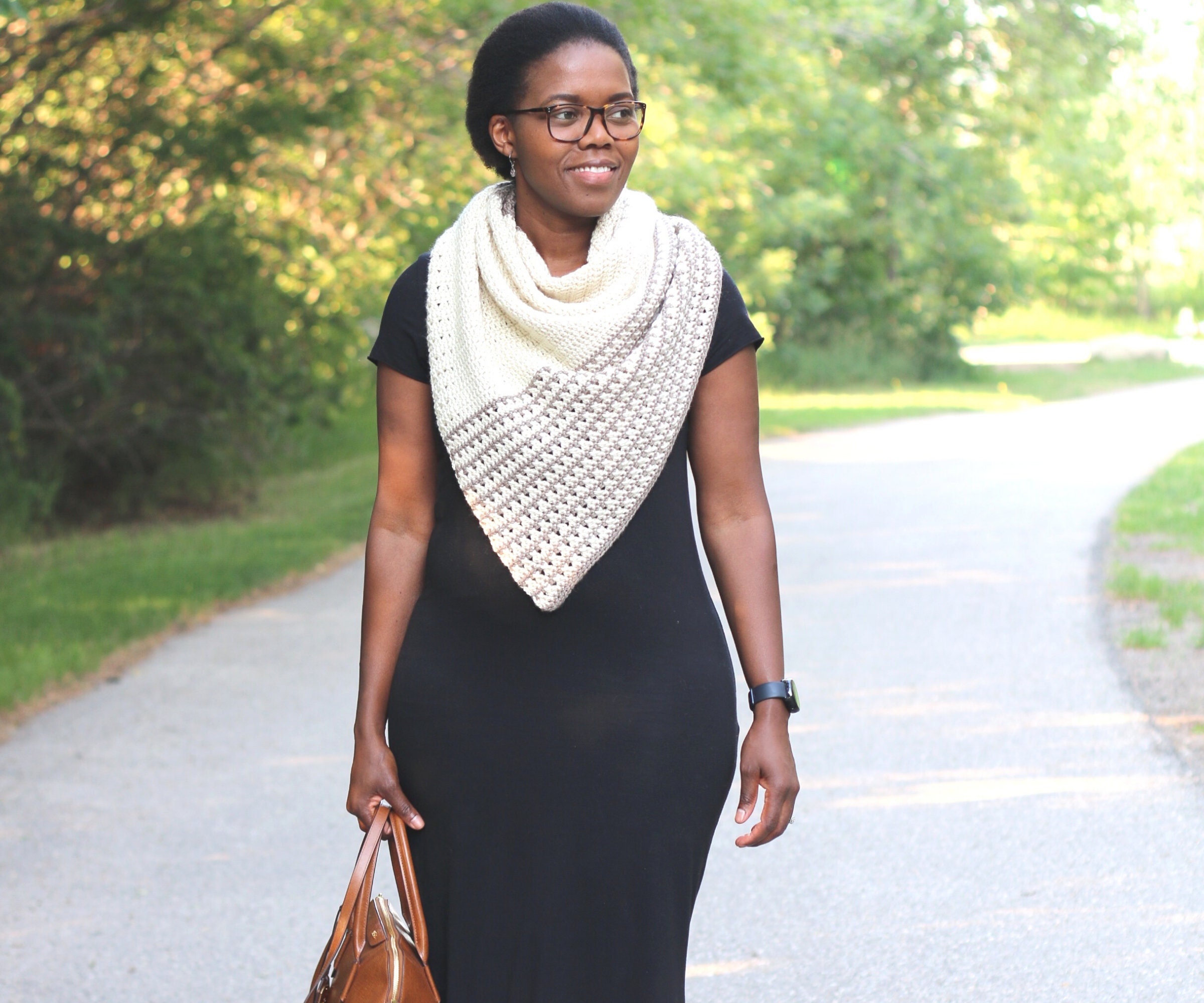 Easy Crochet Shawl Pattern Ludo Shawl Crochet Pattern Color - Etsy