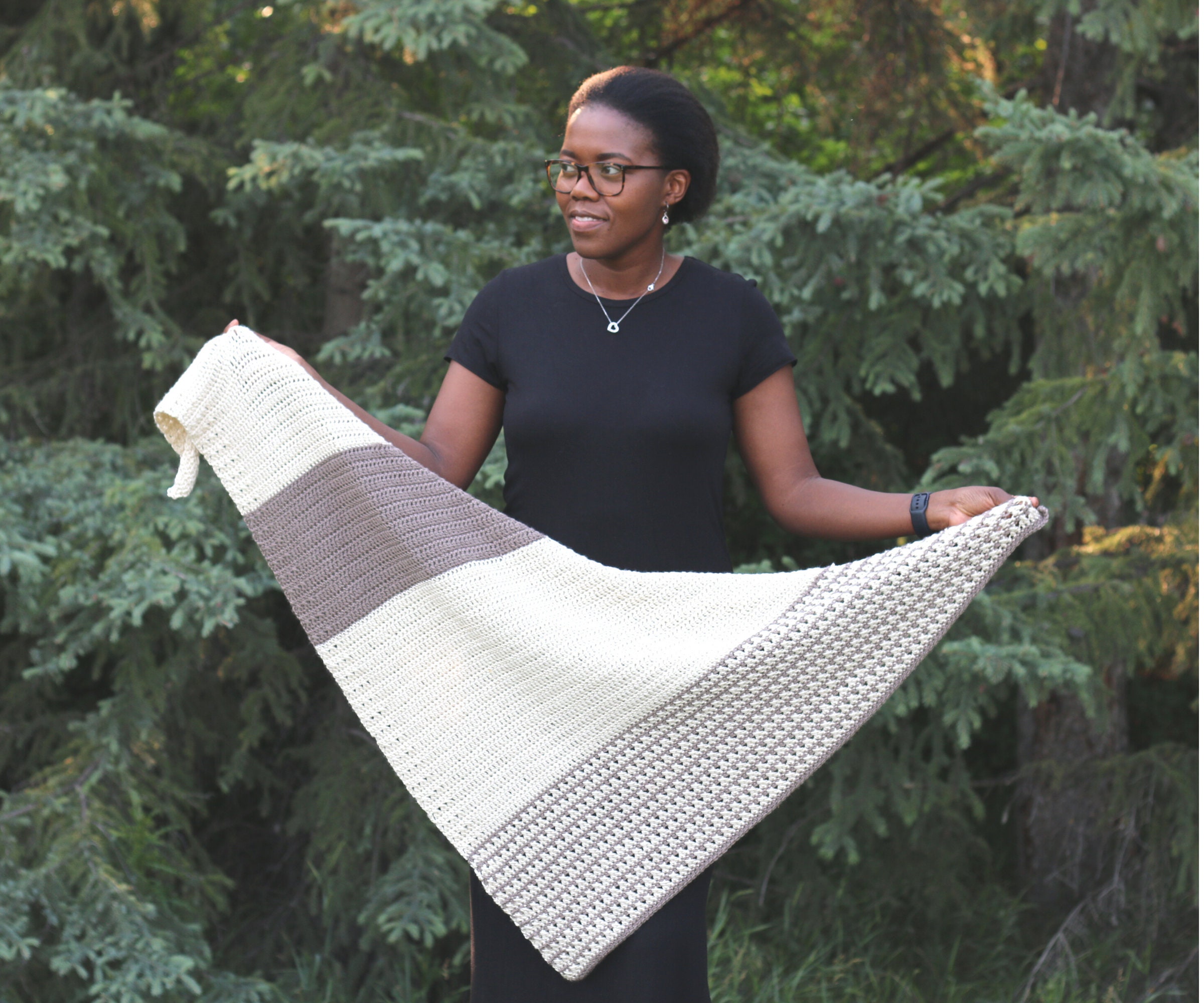 Easy Crochet Shawl Pattern Ludo Shawl Crochet Pattern Color - Etsy