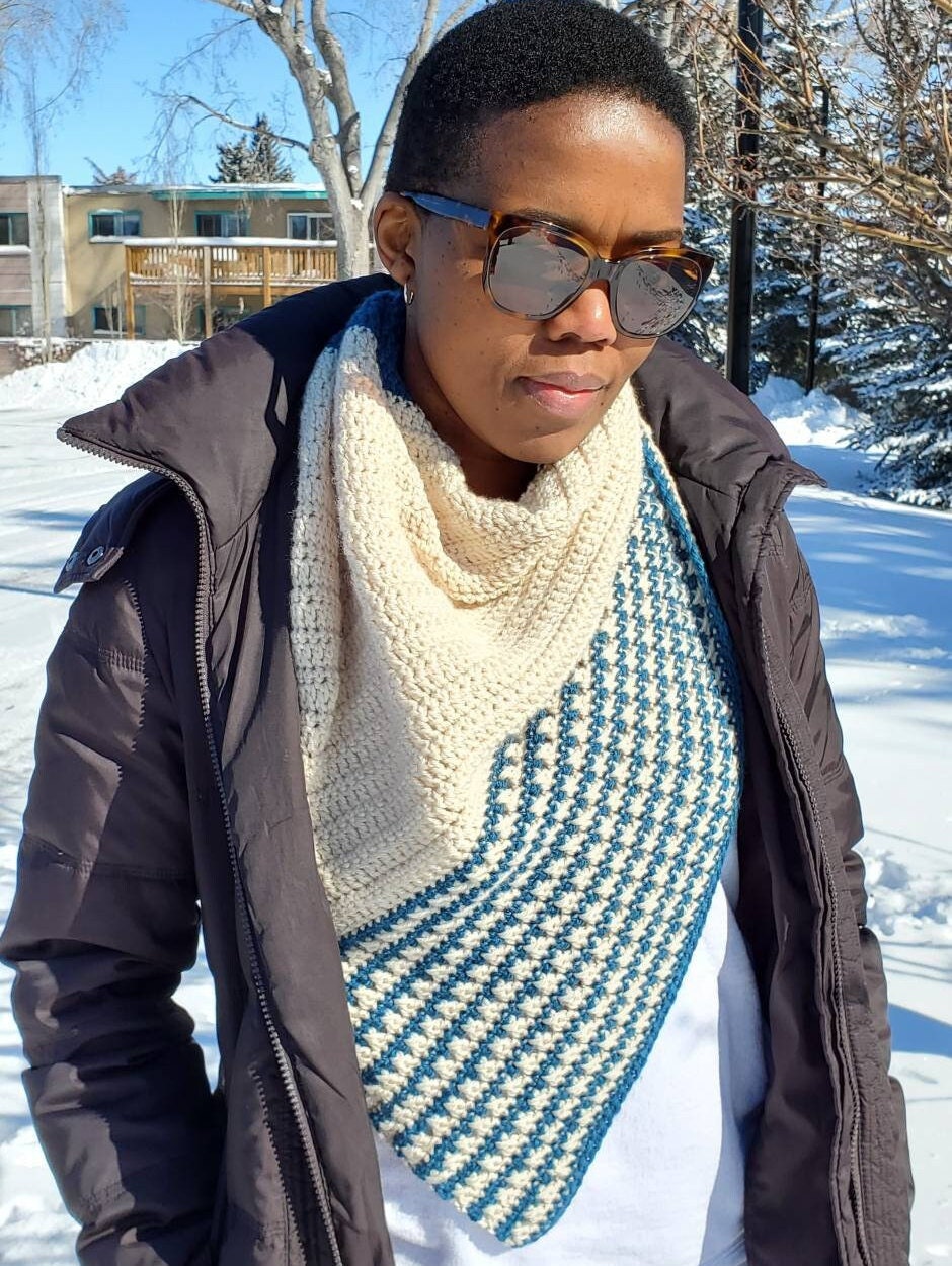 Easy Crochet Shawl Pattern Ludo Shawl Crochet Pattern Color - Etsy