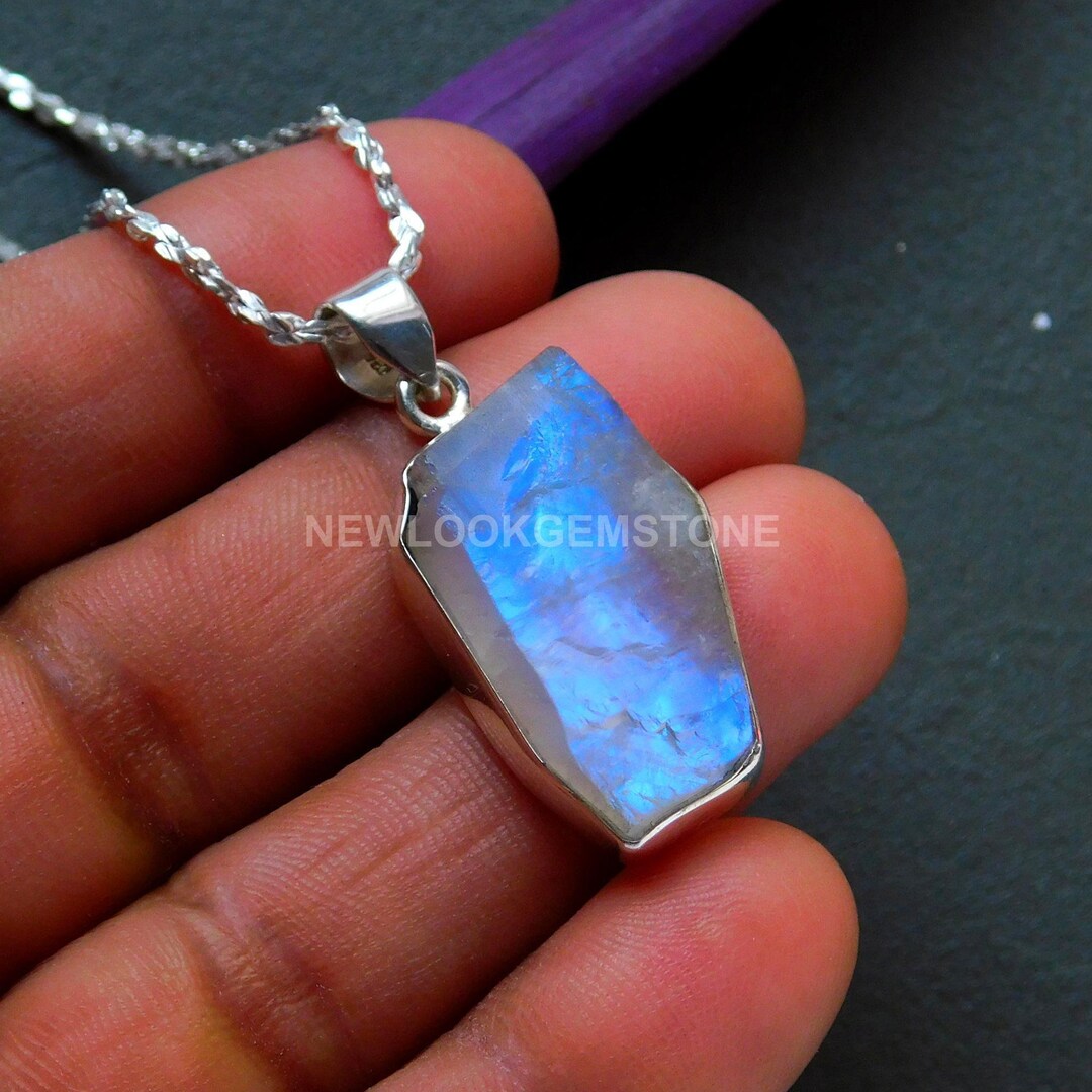 Rainbow Moonstone Solid 925sterling Silver Handmade Moonstone Doozy ...