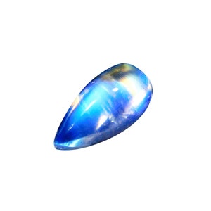 Rainbow Moonstone,super Top Aaaa++++grade Pear Shape Moonstone Cabochon ...