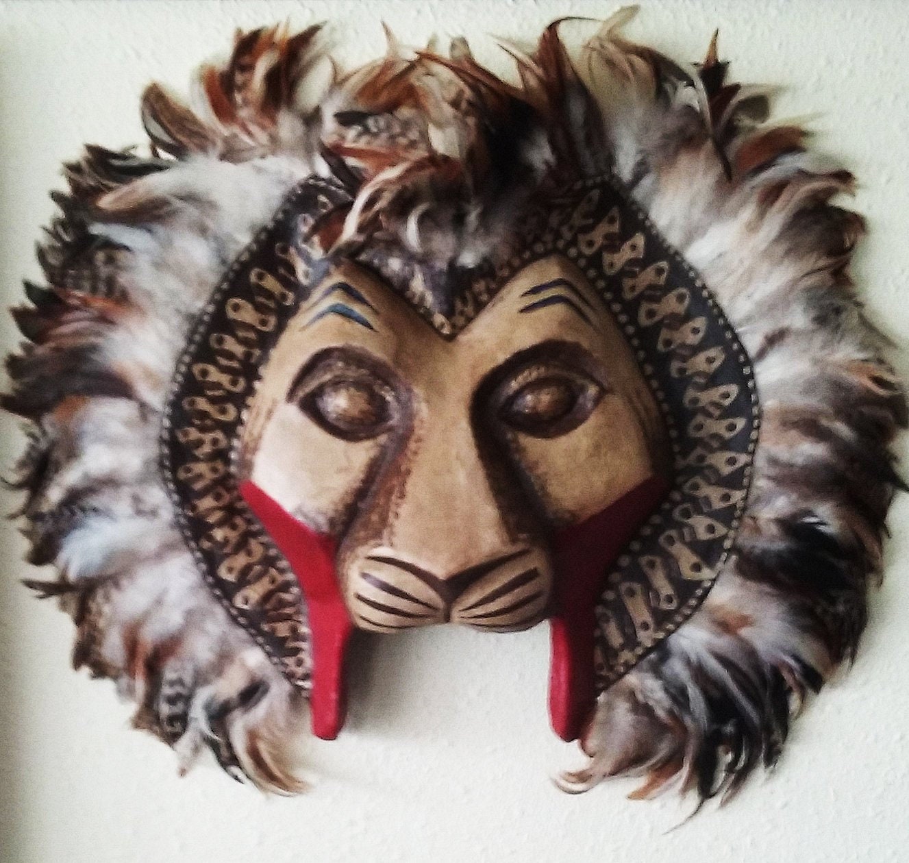 Simba Headdress, Lion King, Musical, Theatre, Wall Decor, Sculpture ...