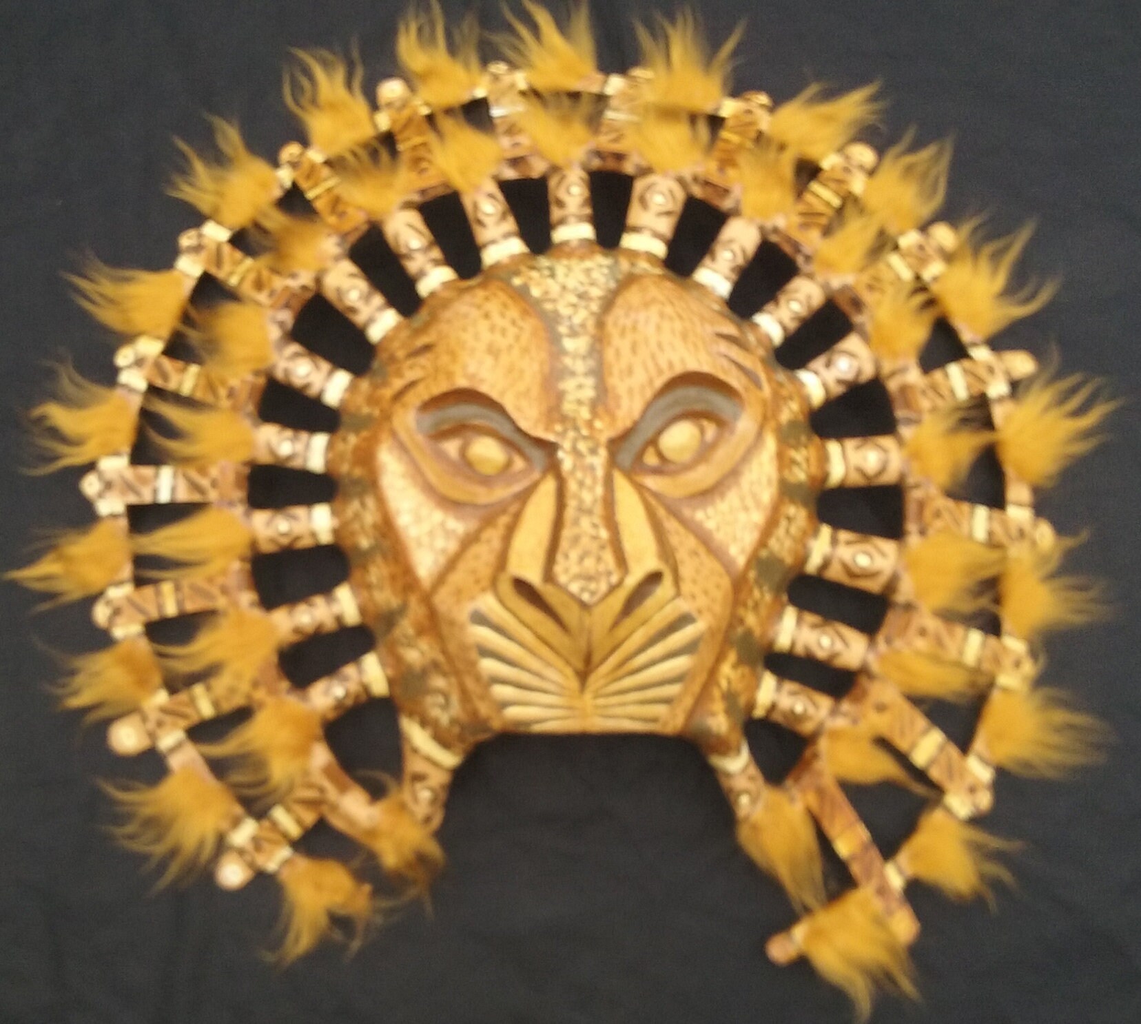 Mufasa Headdress, Lion King, Musical, Theatre, Wall Decor, Sculpture ...