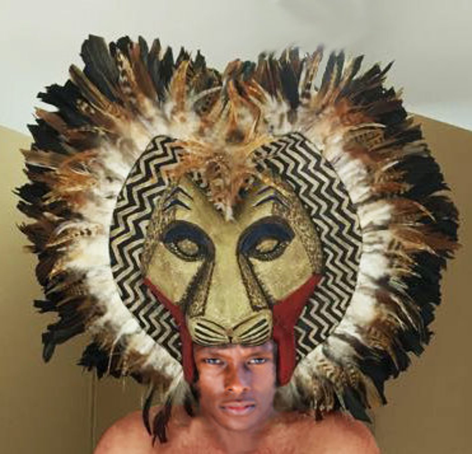 Simba Headdress Lion King Musical Theatre Wall Decor - Etsy Australia