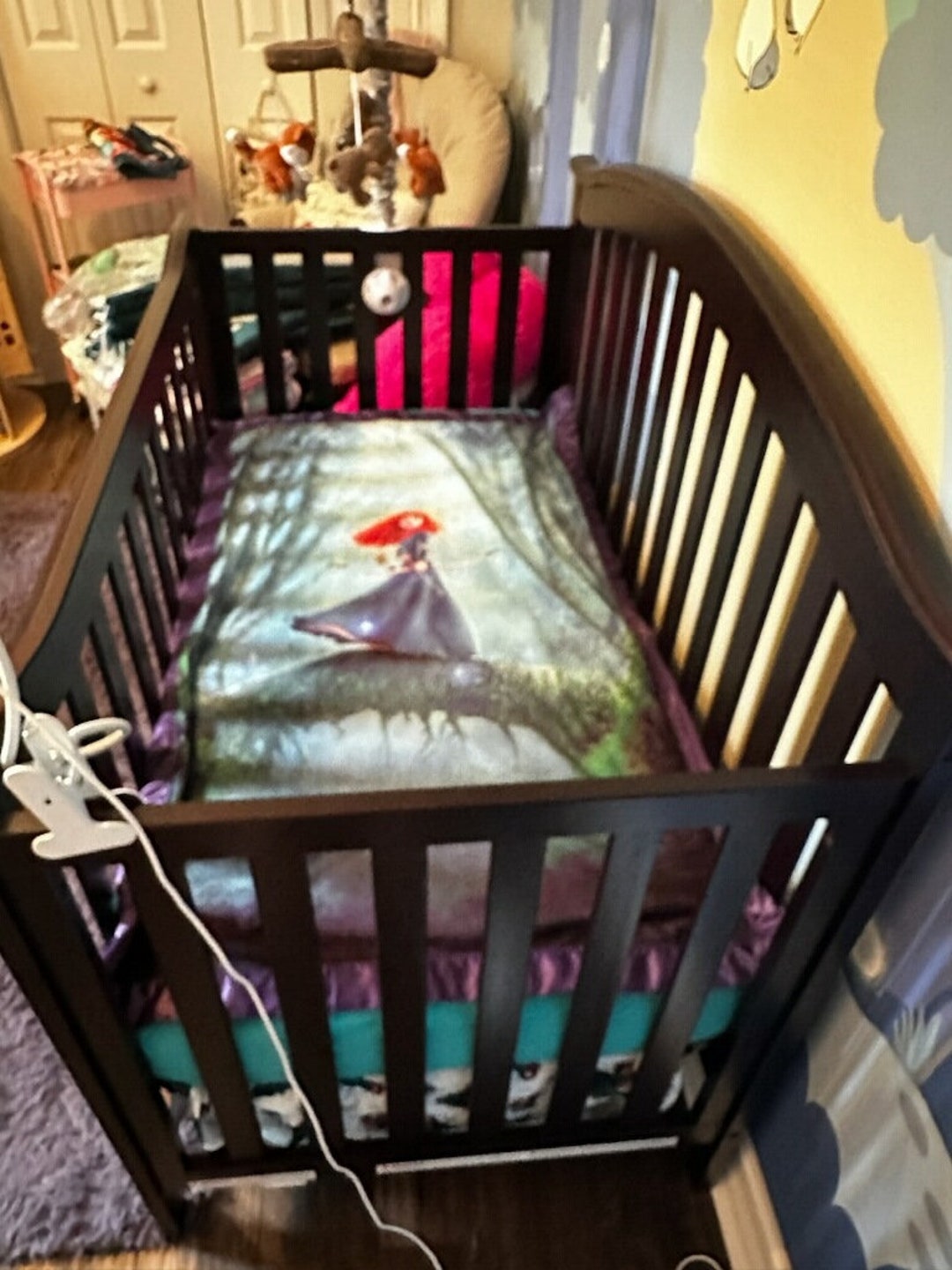 Disney Brave , Princess Merida Crib Sheet, Toddler Bed Sheet, Lovey ...