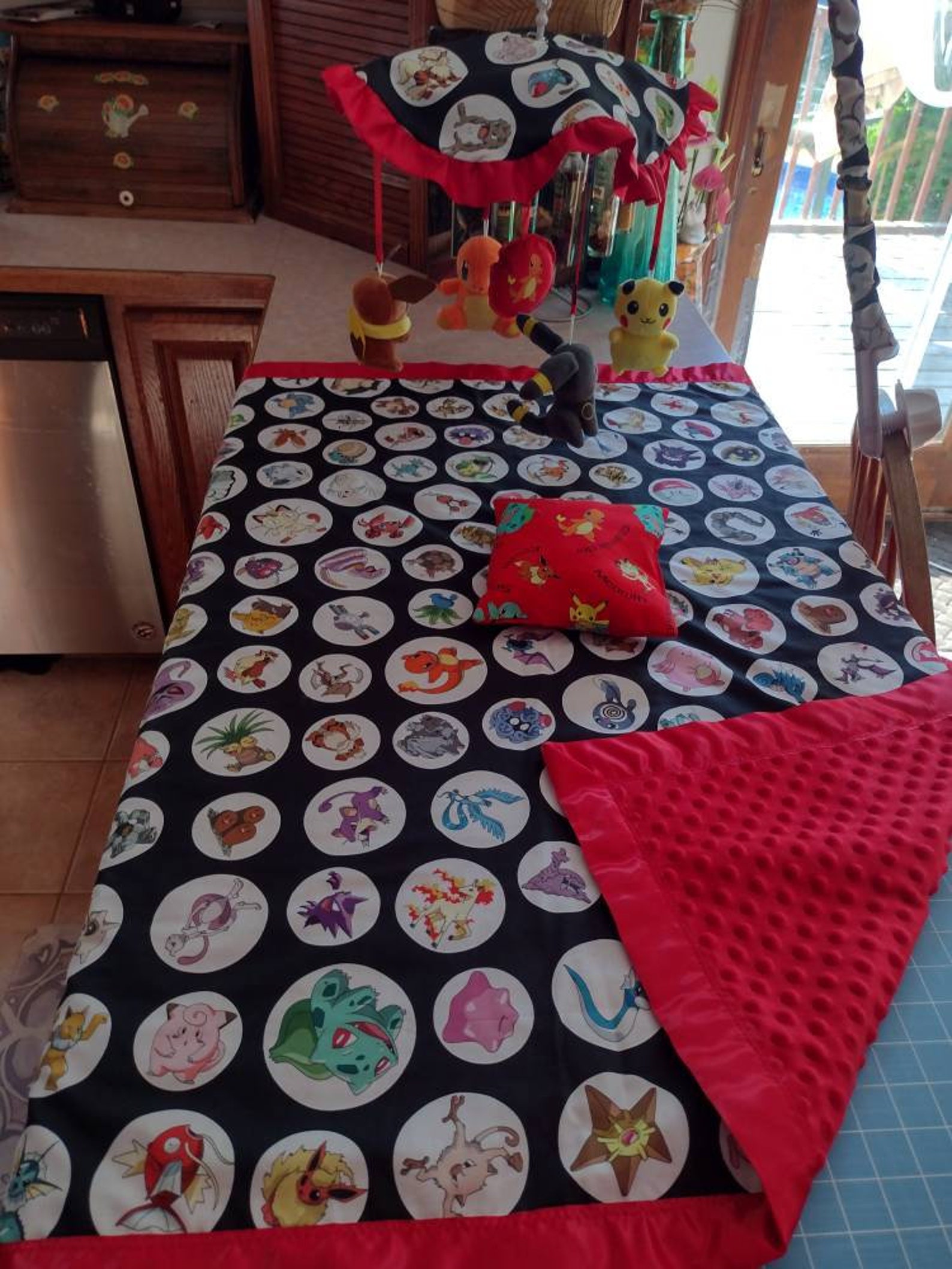 Personalized Pokemon many Patterns Crib Toddler - Etsy