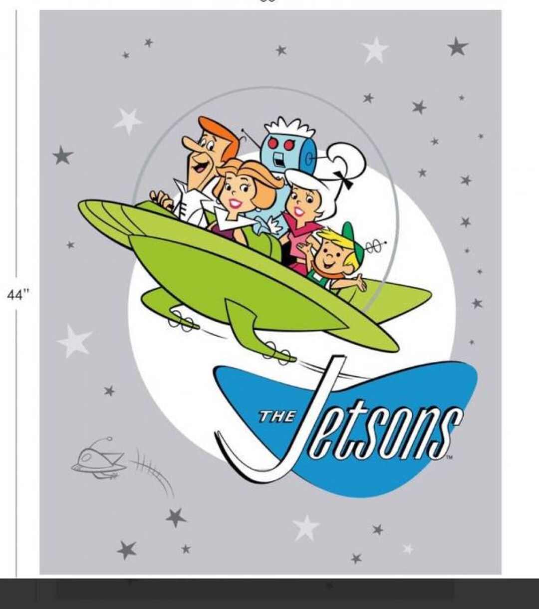 Jetsons Crib Toddler Bedding Sheet - Fitted Sheet - Blanket - Pillow ...