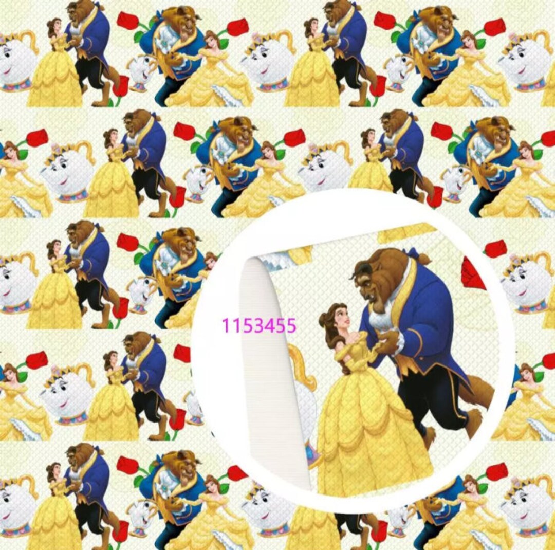 Beauty and the Beast TONS of PATTERNS Crib Toddler Fitted Sheet - Quilt ...