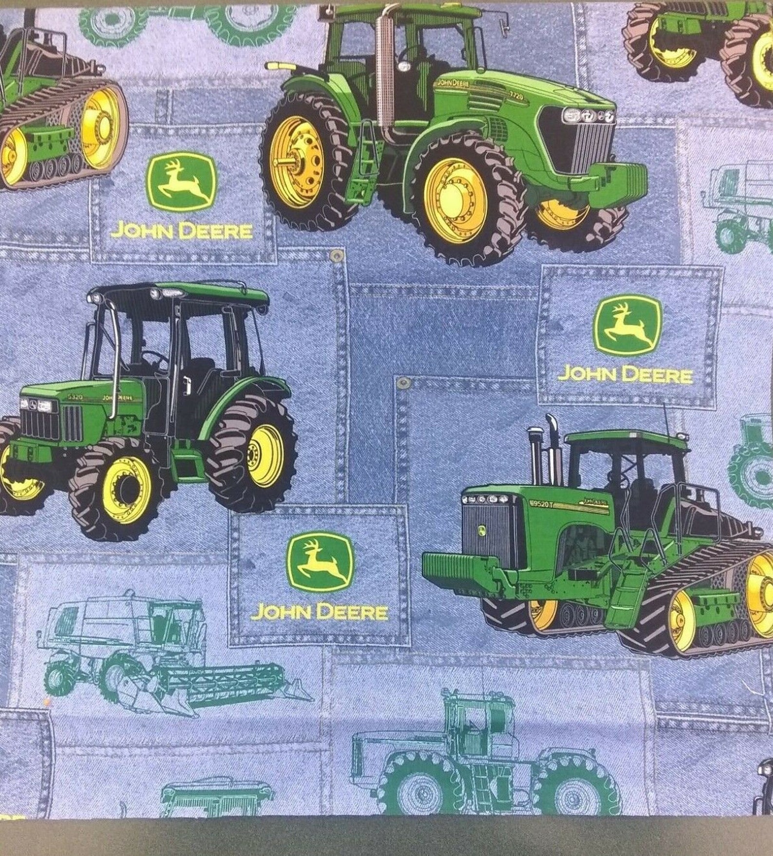 LOOK 4 Patterns CHOOSE Girl Pink and Boy John Deere Crib - Etsy