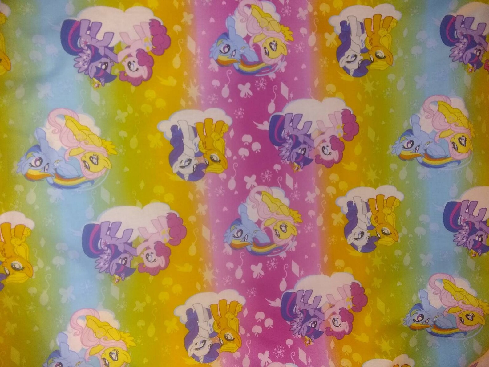 LOOK @ Pix for More Patterns! Flannel Sheet My Little Pony Crib Toddler ...