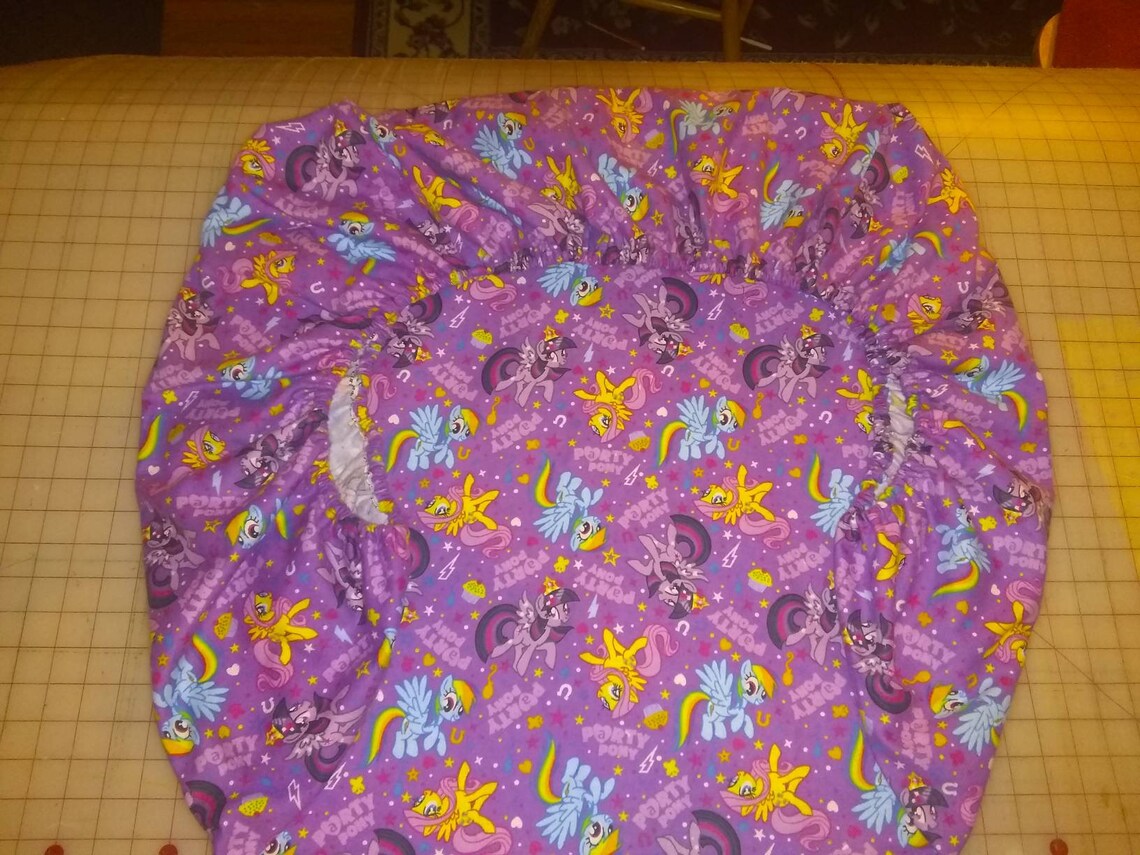 LOOK @ Pix for More Patterns! Flannel Sheet My Little Pony Crib Toddler ...