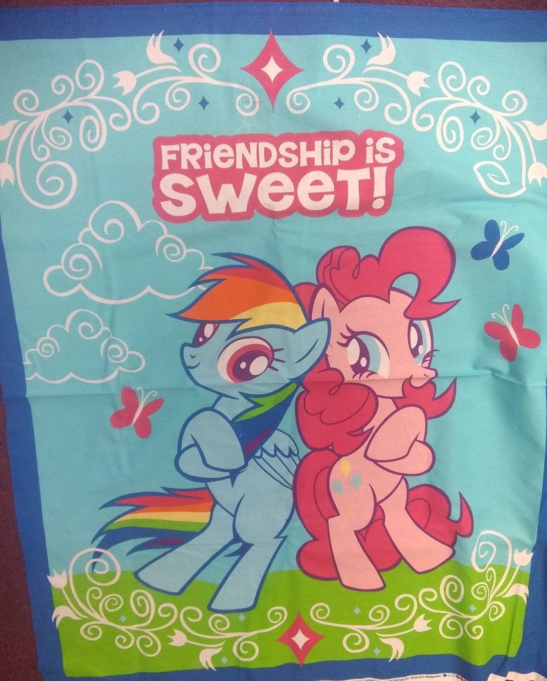 LOOK @ Pix for More Patterns! Flannel Sheet My Little Pony Crib Toddler ...