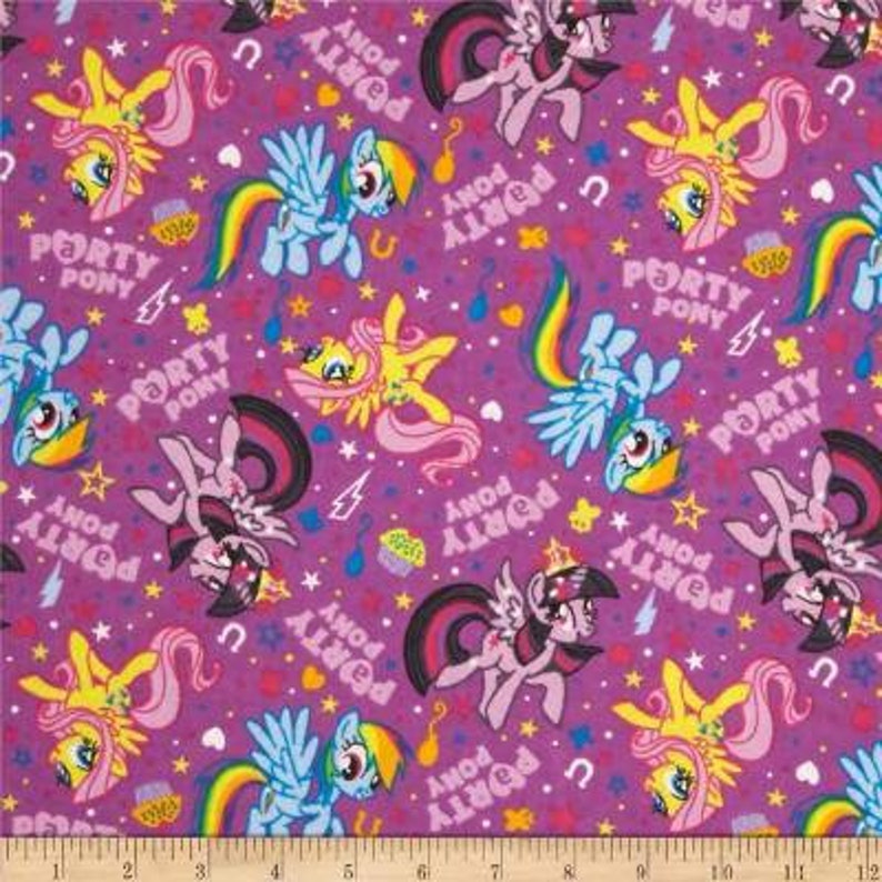 LOOK @ Pix for More Patterns! Flannel Sheet My Little Pony Crib Toddler ...