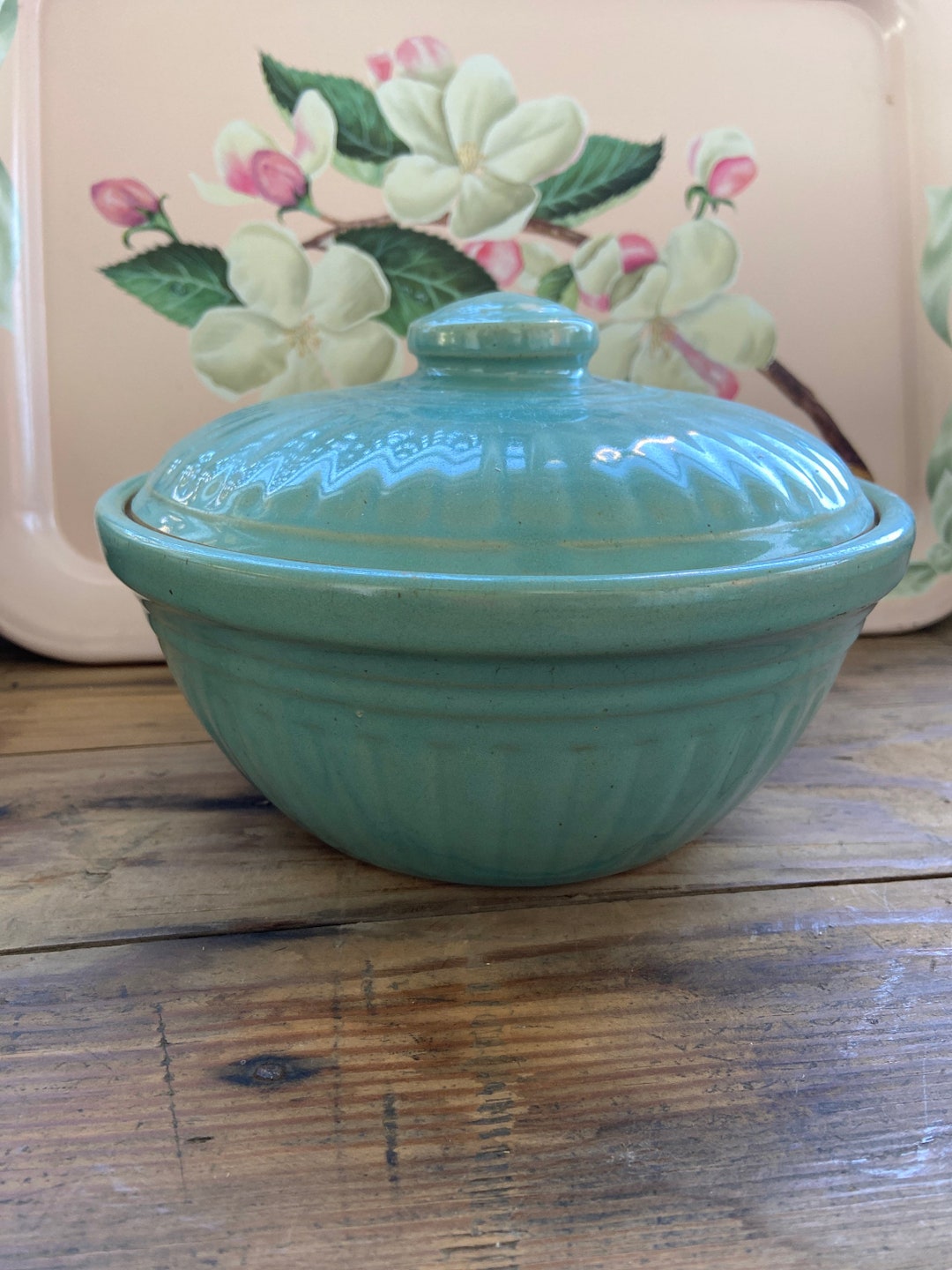 Vintage USA Mixing Bowl With Lid - Etsy
