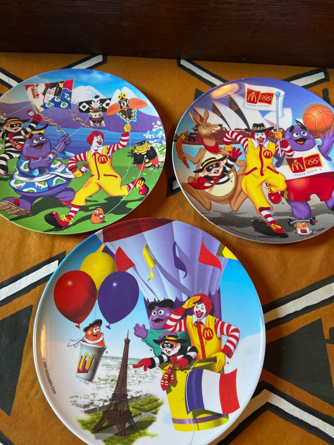 Vintage Mcdonald’s Olympics Plates - Etsy