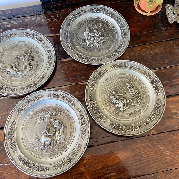 Four Seasons Plate - Etsy