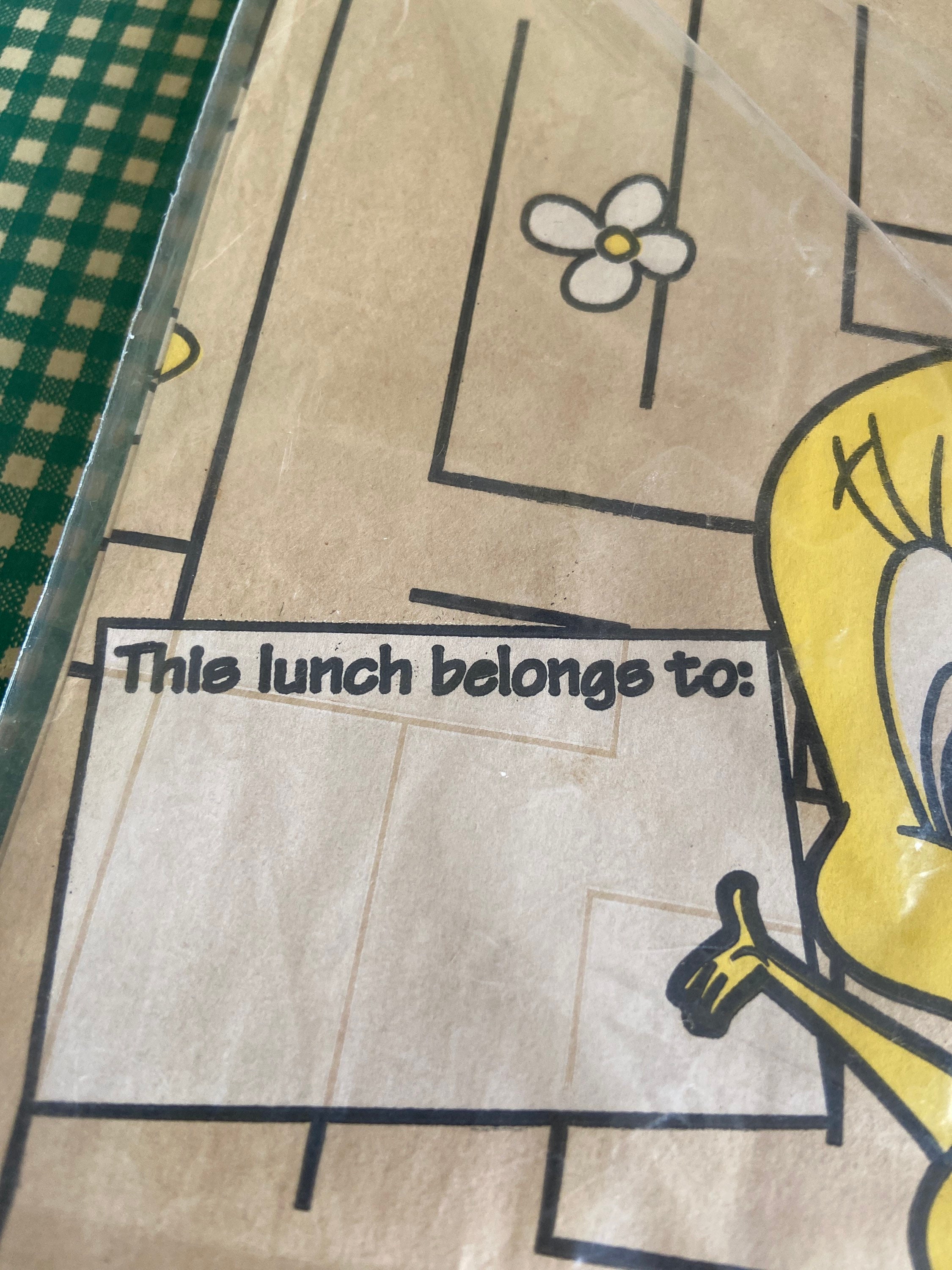 Vintage Looney Tunes Tweety Bird Lunch Bags New in Package - Etsy