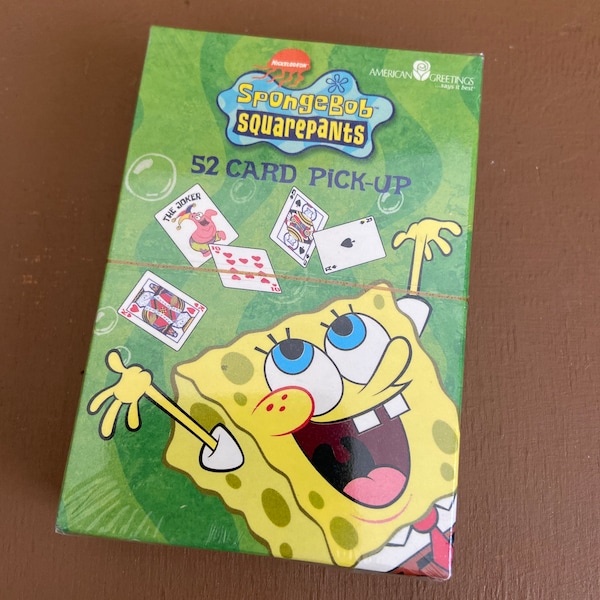 Spongebob Playing Cards - Etsy